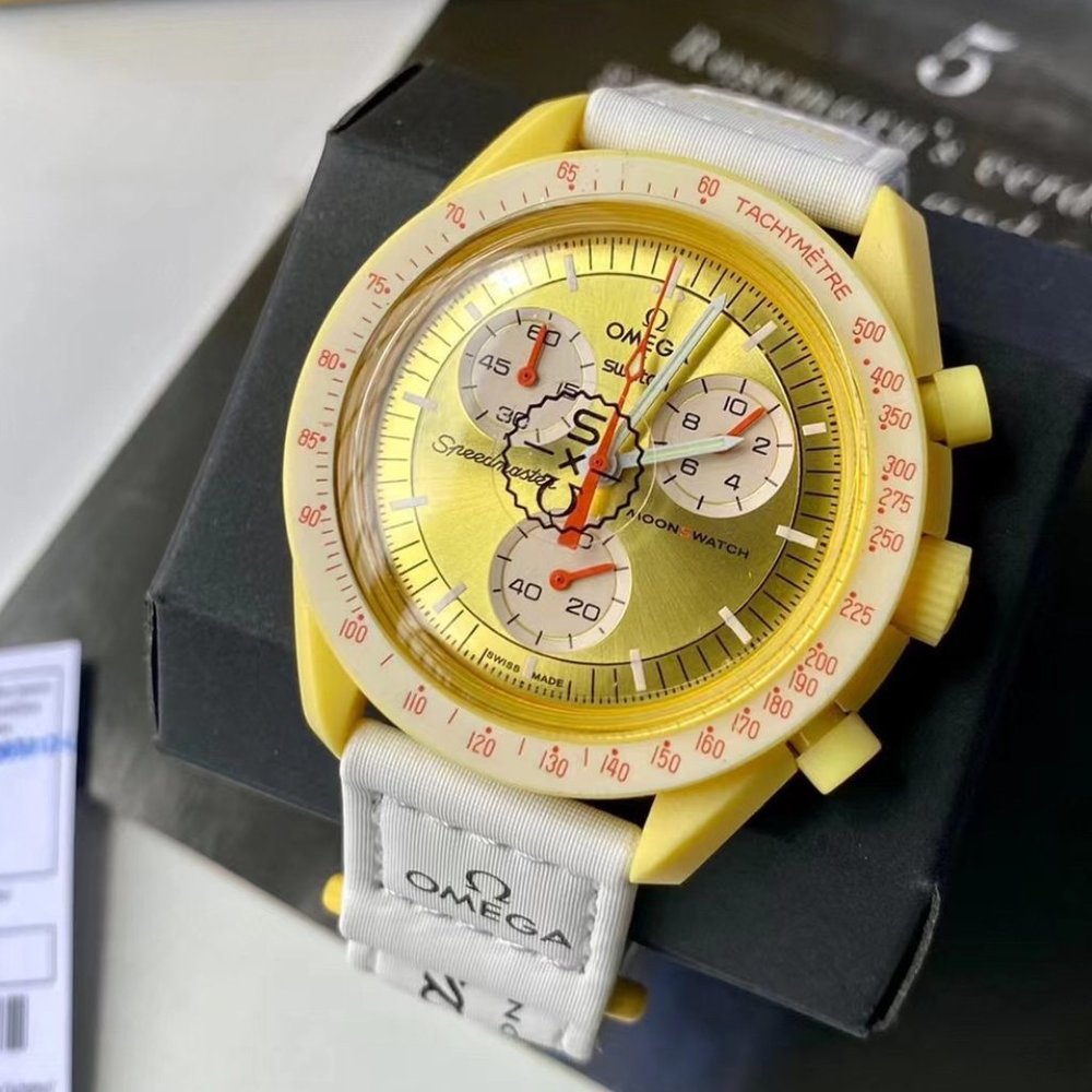 Swatch X Omega Bioceramic Watch Solar Mission - Gem